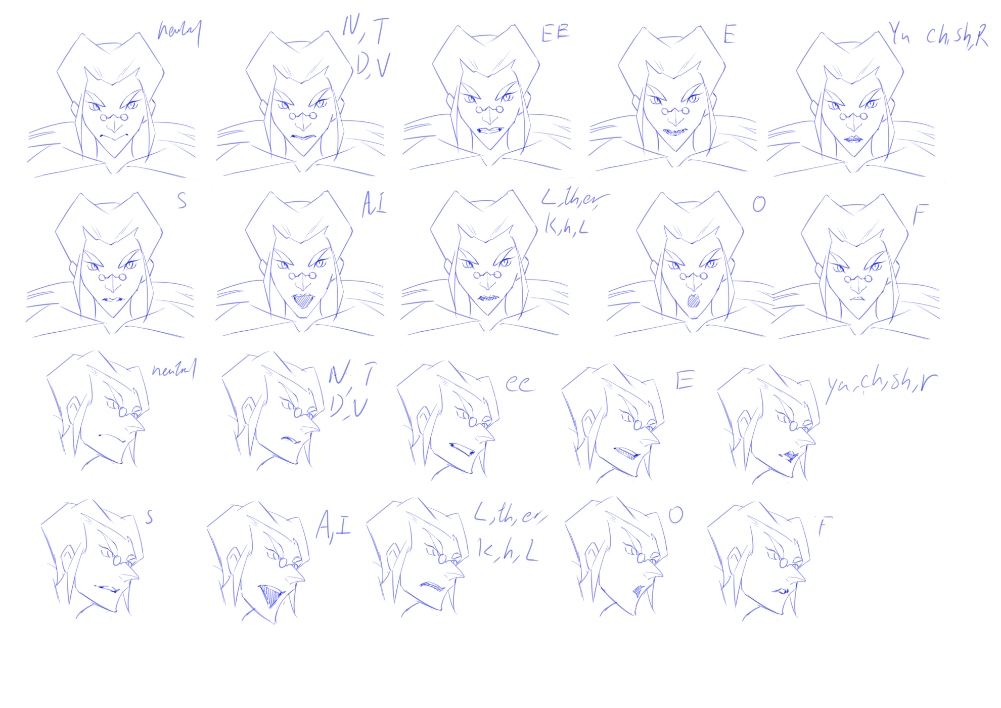 LP Character Sheet / Mouse Sheet/ X-sheet – Max’s mini cyber hut